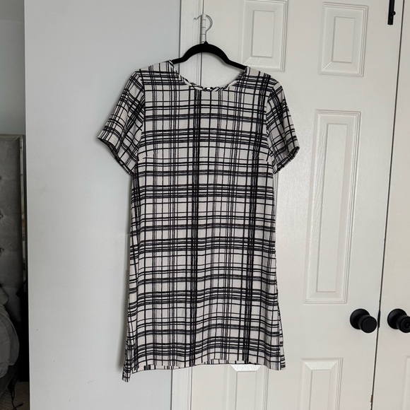Felicity & Coco | Dresses | Felicity Coco Black And White Plaid Mini ...